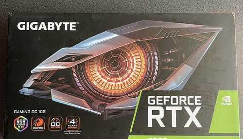 Видеокарта Gigabyte GeForce RTX 3080 gaming OC 10G