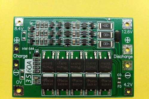 Bms 3s 60a схема