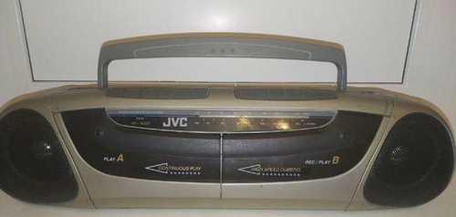 JVC RC-W301 2-х кассетная магнитола с FM радио