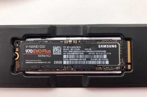 SSD Samsung 970 EVO Plus NVMe M.2 250GB