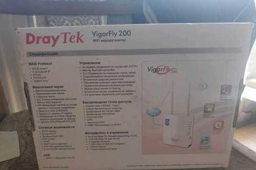 Draytek vigorfly 200 настройка роутера