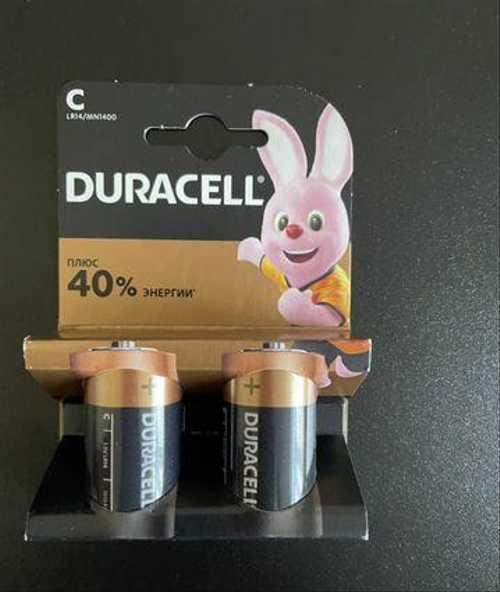 Батарейки duracell C LR14/MN1400