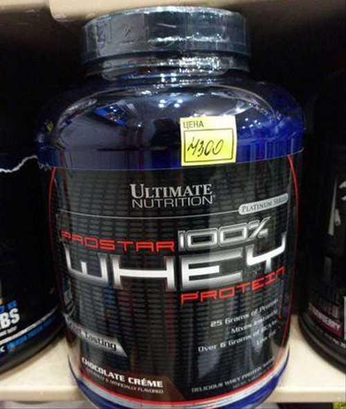 Протеин Ultimate Nutrition prostar 100 whey 2,39Kg