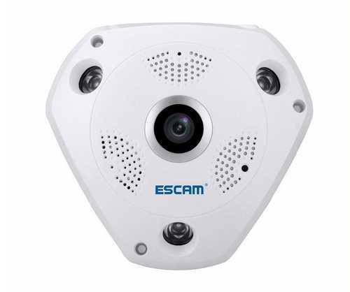 1.3Mp IP камера Escam Shark QP180 рыбий глаз