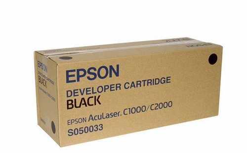 Картридж Epson AcuLaser C1000/C2000 developer blac