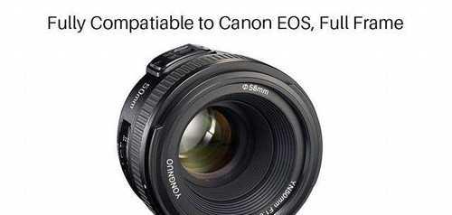 Yongnuo YN50MM F1.8 объектив камеры для Nikon