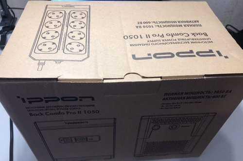 Ибп ippon Back Comfo Pro II 1050, 1050вa