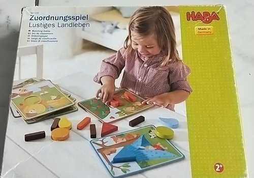 Haba игра-пазл-вкладыш - первые игры малыша
