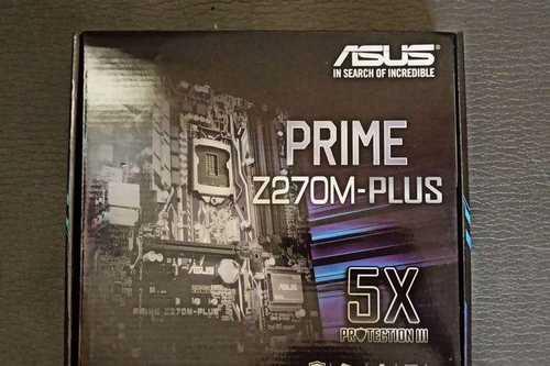 Материнская плата Asus Z270M Plus LGA 1151