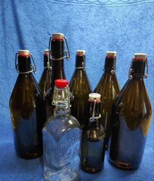 Бутылки с бугельной пробкой