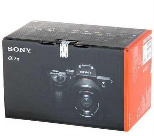 Фотоаппарат премиум Sony Alpha7III с Обьективом