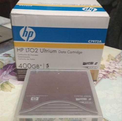 Ленточные картридж HP LTO2 Ultrium 400 Гб C7972A