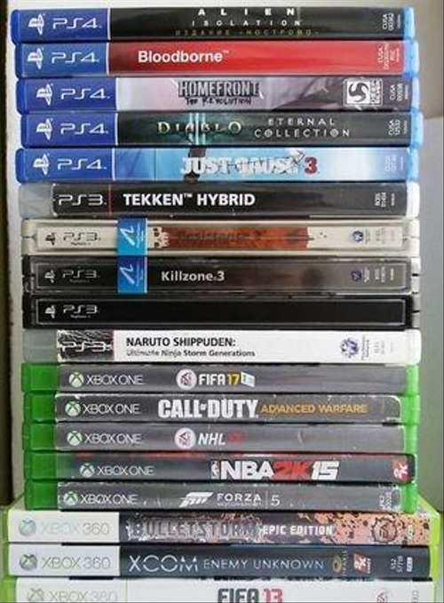 Игры на PS4, PS3, XBox One, XBox 360