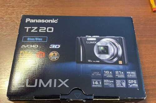 Фотоаппарат Panasonic lumix dmc-tz20 синий
