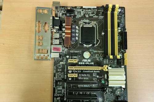 1150 Asus B85-Plus ATX 4xDDR3 проверка