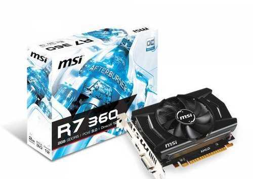 Видекарта MSI R7 360