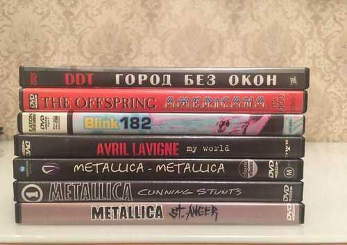 Концерты DVD Metallica, Korn, Apocalyptica и др