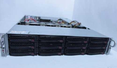 Сервер Supermicro 2U на 12 HDD 16Gb RAM