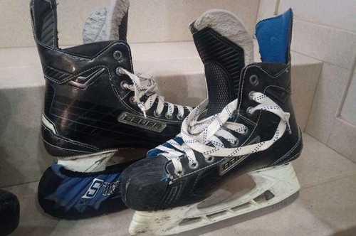 Хоккейные коньки bauer x90 5ee, n8000 6,5d