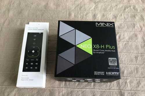 Тв-приставка minix NEO X8-H plus + пульт Neo A2 Li