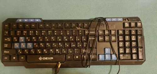 Игровая клавиатура dexp usb