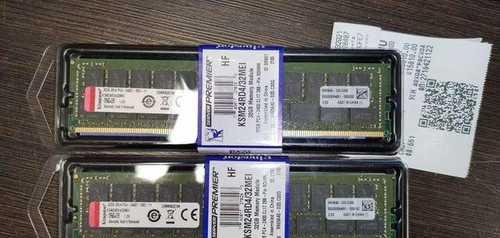 New 32GB * 8шт озу ECC REG DDR4 Kingston 2400 мгц