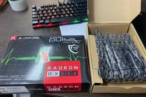 Видеокарта Saphire pulse Radeon RX550 4gb