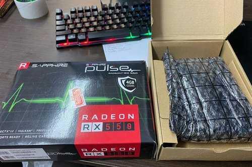 Видеокарта Saphire pulse Radeon RX550 4gb