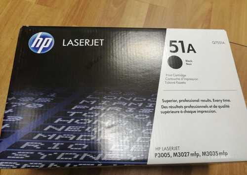 Оригинальный картридж HP Q7551A