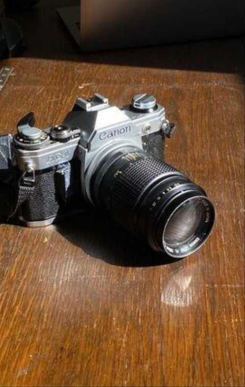 Canon ae 1 с lens fl 135 mm и fd 50 mm
