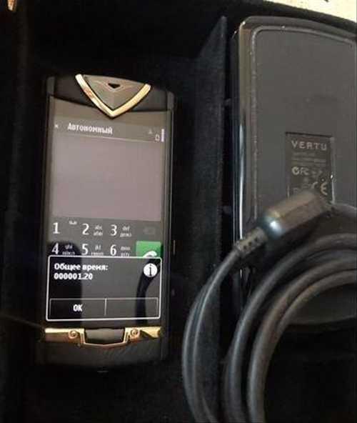 Телефон Vertu Touch Gold/Steel Pvd