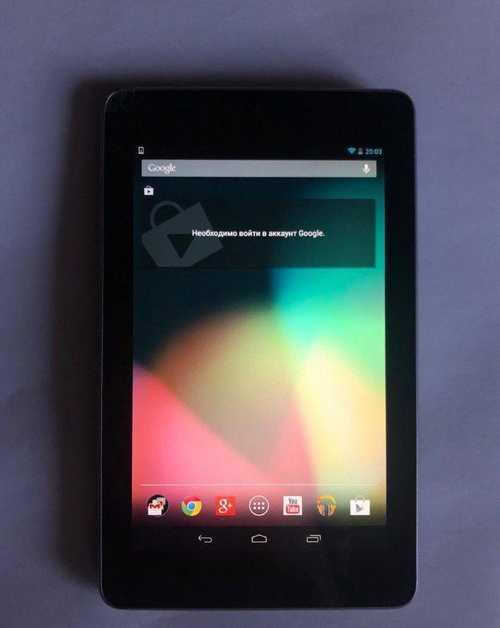 Планшет asus Nexus 7 c чехлом