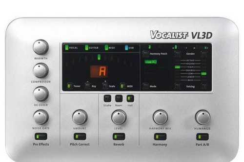 Вокальный процессор digitech Vocalist live VL3D