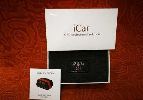 OBD сканер Elm327 Vgate iCar2