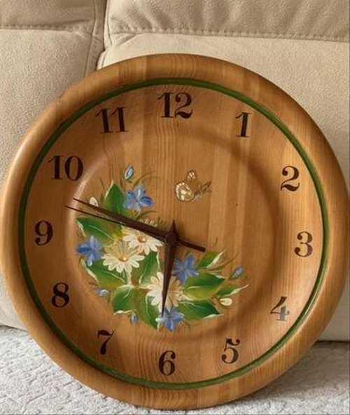 Часы из кедра настенные часы деревянные часы