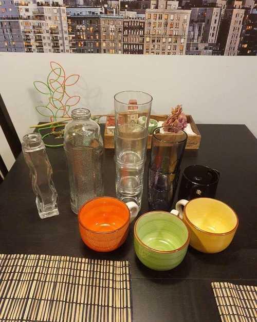 Посуда даром(чашки, стаканы, вазы, декор)