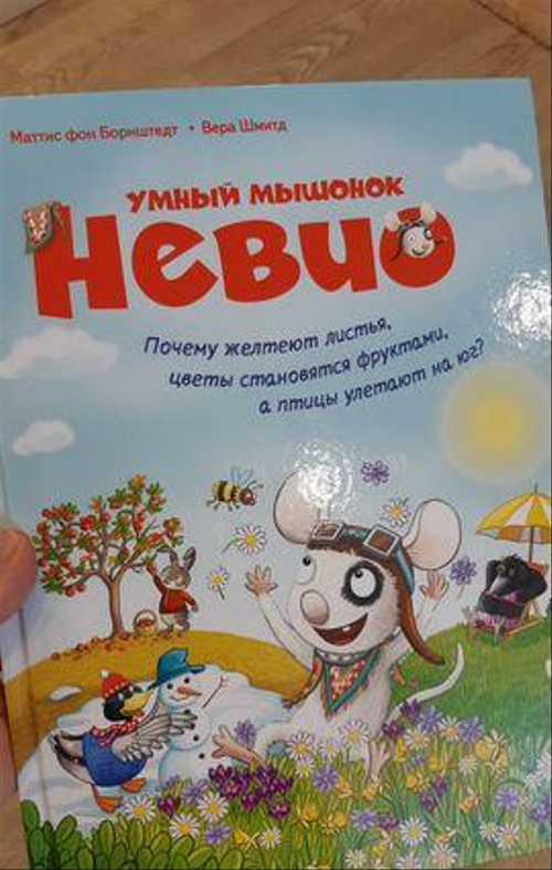 Книга нрвая Умный мышонок Невио