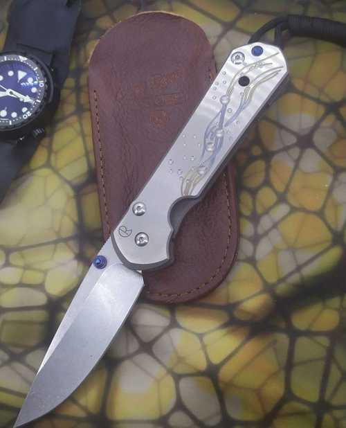 Складной нож Chris Reeve Sebenza titanium