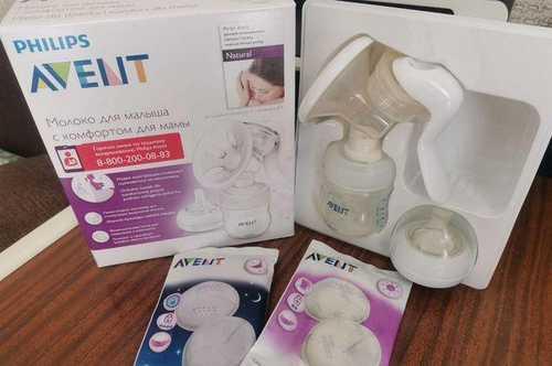 Молокоотсос ручной Philips Avent+пакеты для молока