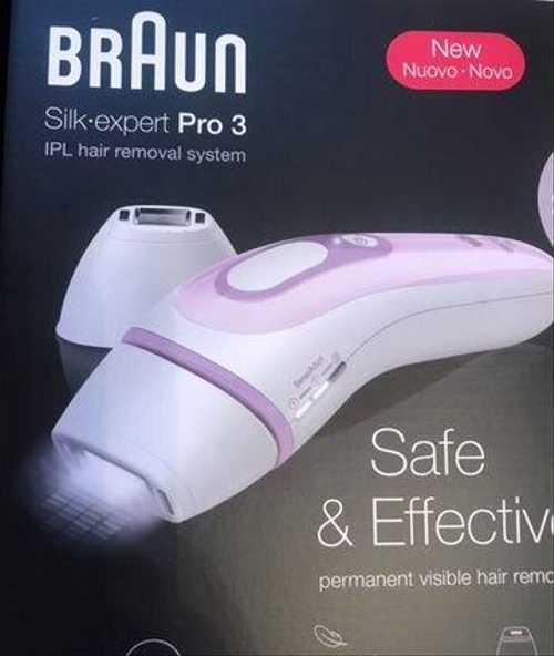 Новый фотоэпилятор Braun Silk expert pro 3
