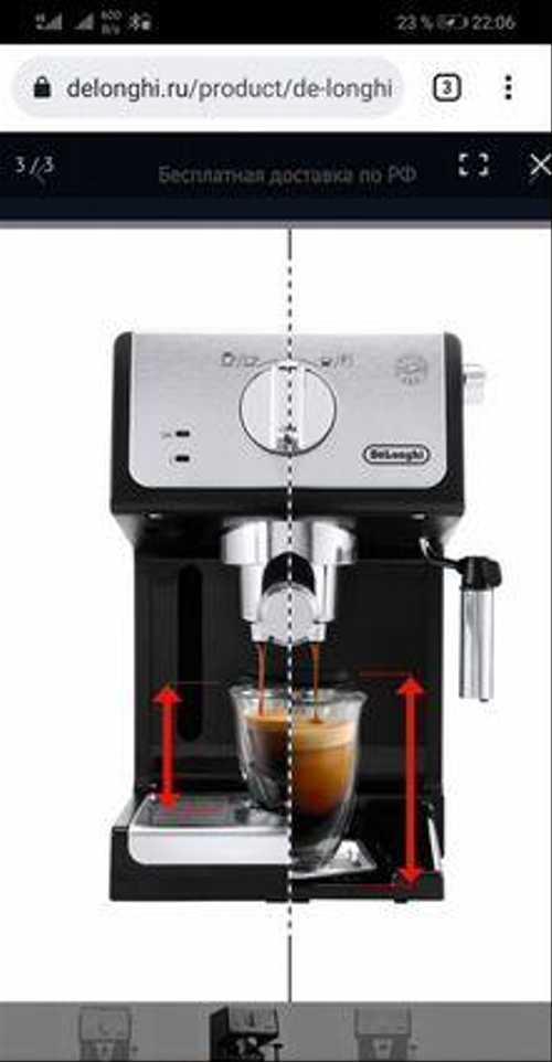 Кофемашина delonghi новая