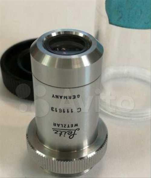 Микроскоп объектив Leitz Wetzlar PL FL 10X\0.30