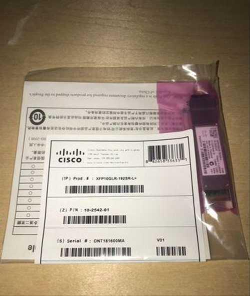 Модуль оптический Cisco XFP10GLR-192SR-L