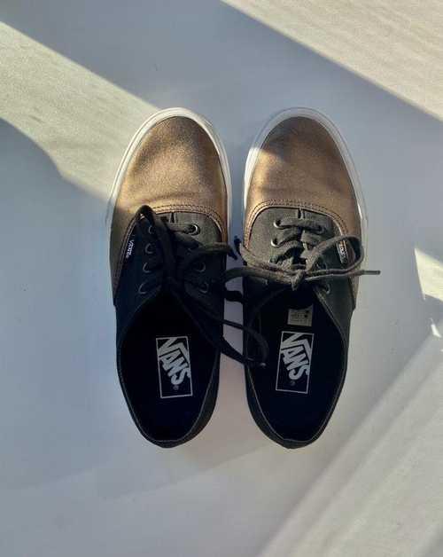 Новые кеды Vans кожа+текстиль