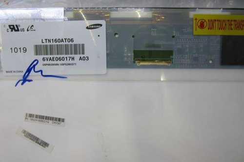 Матрица 16,0" LED 1366x768 40-pin LTN160AT06