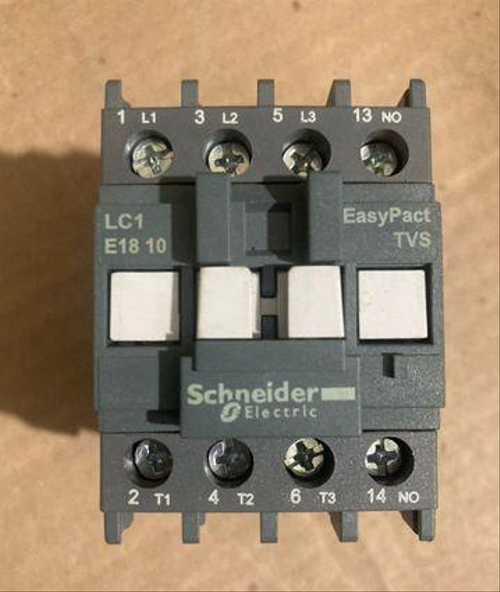 Контактор/пускатель schneider electric lc1e18