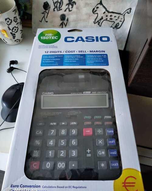 Калькулятор Casio HR-150RCE с печатающим устройств