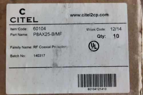 Citel P8AX25-B/MF Коаксиальная грозозащита со смен