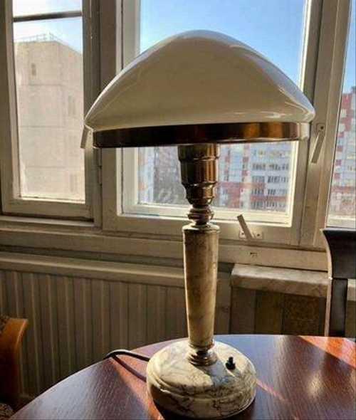 Лампа настольная мрамор СССР