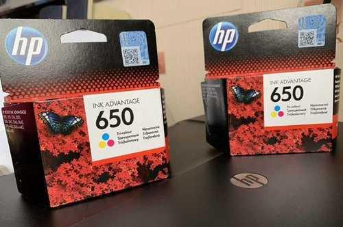 Картридж HP 650 (цветной)